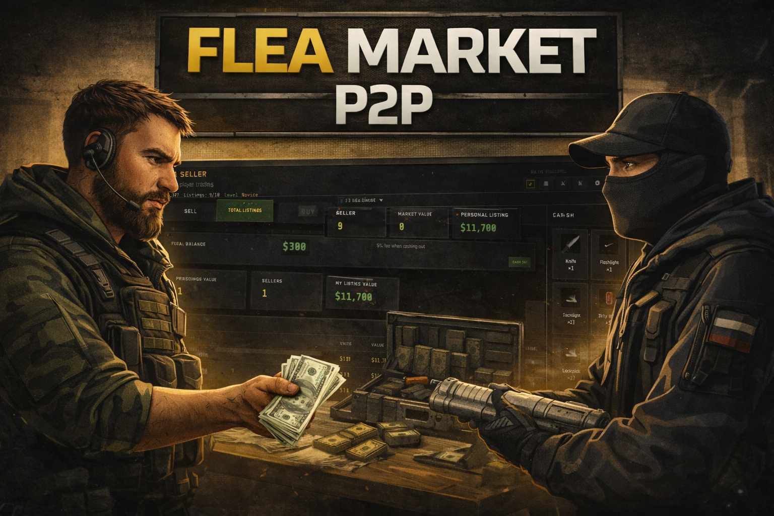 EFT Flea Market – Player-to-Player Trading – Gulag Creations